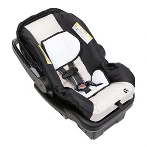 Baby Trend EZ-Lift 35 Plus Ergonomic Lightweight Rear-Facing Infant Car Seat with Multi-Position Base and Cozy Cover, Modern Khaki