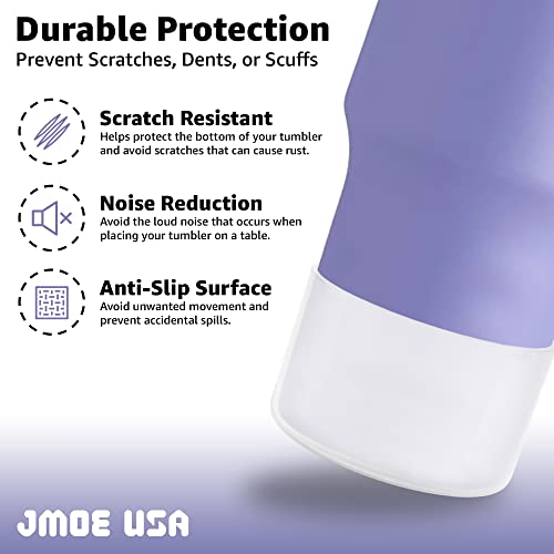 Jmoe USA Silicone Sleeve for Owala 40oz Tumbler | Fits Handle Tumbler Only | Anti-Slip Boot | Protects Against Dents & Scratches | Protector for Bottom of Cup | Made of Durable BPA Free Silicone