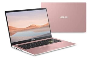 asus vivobook l510 thin & light laptop computer, 15.6” fhd display, intel pentium processor, 4gb ram, 512gb storage, backlit keyboard, 1 year microsoft 365, windows 11 home in s mode, pink