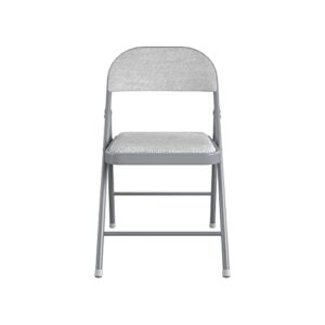 COSCO SmartFold® Fabric Folding Chair, 4-Pack, Gray