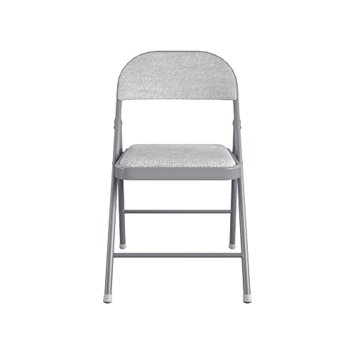 COSCO SmartFold® Fabric Folding Chair, 4-Pack, Gray