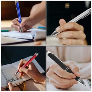 Light Pen 4pcs Touchscreen Stylus Pen Metal Lighted Ballpoint Pens Multi-Functional Led Light Pens Office Writing Pens for Classsroom Awards Office Pens Ballpoint