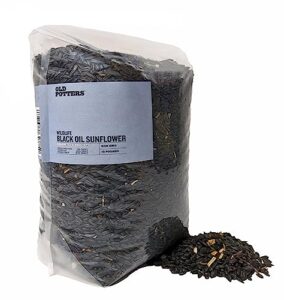 old potters wildlife black oil sunflower seeds, 10 lbs for birds and wildlife, usa grown non-gmo, 10 pounds