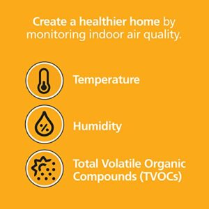 Kidde Smart Carbon Monoxide Detector & Indoor Air Quality Monitor, Plug In Wall, WiFi, Alexa Compatible Device, Voice & App Alerts