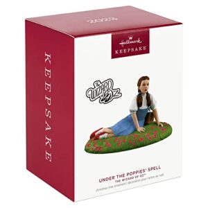 Hallmark Keepsake Christmas Ornament 2023, The Wizard of Oz Ornament, Under The Poppies' Spell, Dorothy Gifts