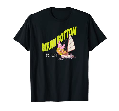 Amazon Essentials SpongeBob SquarePants Bikini Bottom Sailing Friends T-Shirt