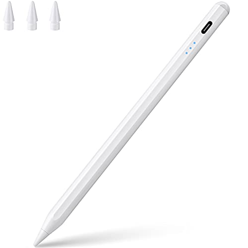 Stylus Pen for ipad, Active Pencil with Quick Charge, Palm Rejection Tilt Sensor, Magnetic Apple Pen Compatible with 2018-2022 iPad Pro 11"/12.9",iPad 10/9/8/7/6,iPad Mini 5/6,iPad Air3/4/5