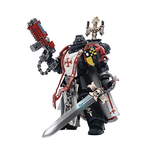 JoyToy Warhammer 40K: Black Templars Sword Brethren Brother Lombast 1:18 Scale Figure