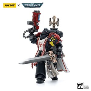 JoyToy Warhammer 40K: Black Templars Sword Brethren Brother Lombast 1:18 Scale Figure