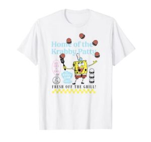 amazon essentials spongebob squarepants home of the krabby patty t-shirt