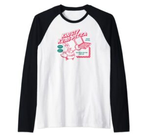 amazon essentials spongebob squarepants mr. krabs krusty krab pizza raglan baseball tee