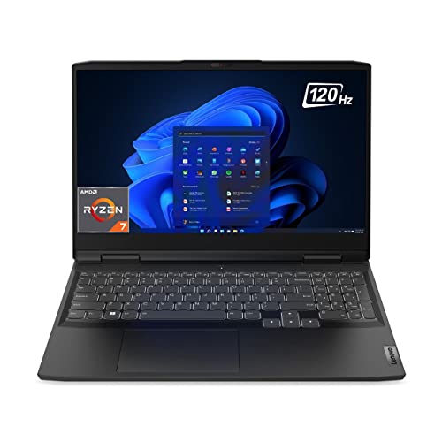 Lenovo IdeaPad Gaming 3 Gaming Laptop, 15.6" FHD IPS 120Hz, AMD Ryzen 7-7735HS Up to 4.75 Ghz, GeForce RTX 4050, 32GB DDR5, 1TB PCIe SSD, Backlit, WiFi 6, USB-C, RJ45, Win 11 Pro