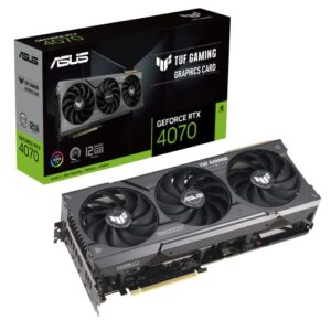 asus tuf gaming nvidia geforce rtx™ 4070 oc edition gaming graphics card (pcie 4.0, 12gb gddr6x, hdmi 2.1, displayport 1.4a)