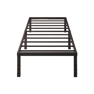 caziwhave twin xl bed frame 18 inch high max 3500 lbs heavy duty metal mattress foundation platform sturdy steel slat support twin xl size no box spring needed easy to assembly noise free non slip