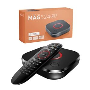 Raxxio MAG524w3 Linux 4.9 IPTV Set-Top Box, Amlogic S905X2 Chipset with 1 GB DDR3 RAM and 4 GB Flash Memory, 4K and HEVC, Dual-Band 2.4G/5G 2T2R ac WiFi, USB 2.0/3.0, HDMI Cable, Remote Control