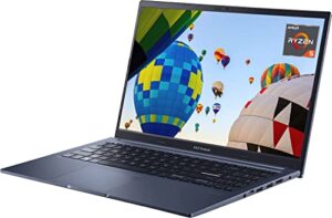 asus vivobook 15 15.6'' fhd laptop newest, 6-core amd ryzen 5 4600h(up to 4.0ghz), 16gb ram, 1tb pcie ssd, webcam, backlit kb, number keys, windows 11 + gm accessories