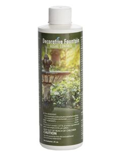 fountain algaecide and clarifier - 16oz - kills and inhibits all types of algae growth, formulated for small ponds and water features, treats up to 16,000 gallons