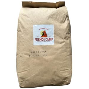 french camp grain - safflower seed wild bird food - bird seeds for outside wild birds - wild bird seed - bird seeds for outside wild birds 50 lb bag