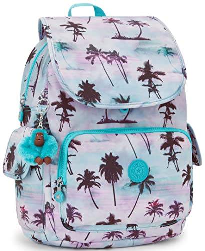 Kipling Women's City Pack Small Backpack, Lightweight Versatile Daypack, Shadow Palm PRT, 12''L x 14.5''H x 7.8''D