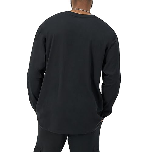 Champion Men's, Classic Long Sleeve Graphic T-Shirt (Reg. or Big & Tall), Black, 4X-Large Big