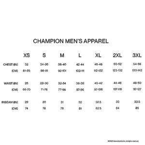 Champion Men's, Classic Long Sleeve Graphic T-Shirt (Reg. or Big & Tall), Black, 4X-Large Big