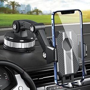 2023 New Sucker Car Phone Holder - Universal Phone Mount Dashboard Windshield Window Cell Phone Mount Super Adsorption Phone Holder with Robot Arm Car Phone Holder Automobile Fit for iPhone Smartphone