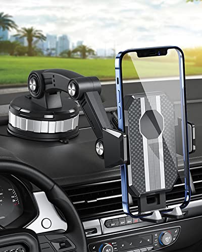 2023 New Sucker Car Phone Holder - Universal Phone Mount Dashboard Windshield Window Cell Phone Mount Super Adsorption Phone Holder with Robot Arm Car Phone Holder Automobile Fit for iPhone Smartphone