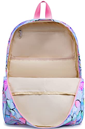 CAMTOP Preschool Backpack for Kids Girls Small Backpacks Purse Kindergarten School Bookbags for Toddler Travel (Age 2-9 Years,Butterfly Printing)