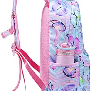 CAMTOP Preschool Backpack for Kids Girls Small Backpacks Purse Kindergarten School Bookbags for Toddler Travel (Age 2-9 Years,Butterfly Printing)