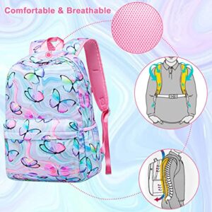 CAMTOP Preschool Backpack for Kids Girls Small Backpacks Purse Kindergarten School Bookbags for Toddler Travel (Age 2-9 Years,Butterfly Printing)