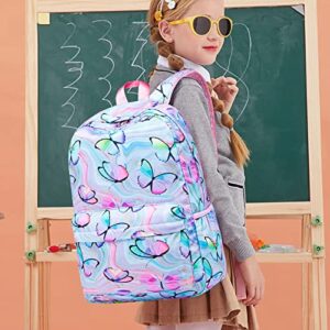 CAMTOP Preschool Backpack for Kids Girls Small Backpacks Purse Kindergarten School Bookbags for Toddler Travel (Age 2-9 Years,Butterfly Printing)