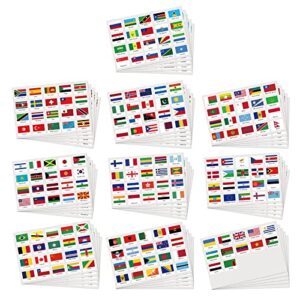 960 pieces world flag stickers country stickers flags of the world stickers national flag stickers 192 small country flags passport stickers for school travel journal scrapbook planner