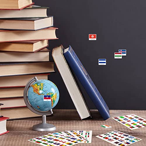 960 Pieces World Flag Stickers Country Stickers Flags of The World Stickers National Flag Stickers 192 Small Country Flags Passport Stickers for School Travel Journal Scrapbook Planner