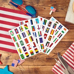 960 Pieces World Flag Stickers Country Stickers Flags of The World Stickers National Flag Stickers 192 Small Country Flags Passport Stickers for School Travel Journal Scrapbook Planner