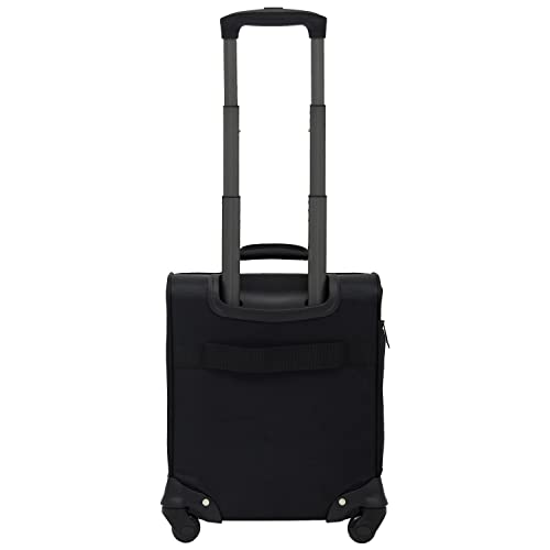 Wrangler 15" Underseat Spinner Carry-On Luggage, Black