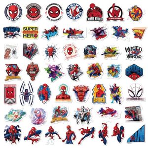 Spider Kids Stickers - 85pcs Non-Repeatable Stickers Water Bottle Water Bottle Car Bike for Laptop Bumper Skateboard Luggage Computer Superhero Stickers