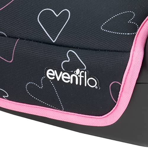 Evenflo GoTime No Back Booster Car Seat (Amore Pink) (Pack of 2)