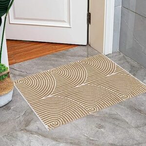 Tiffasea Indoor Door Mats, Front Door Mat 2'x3' Machine Washable Small Area Rug, Cotton Woven Indoor Outdoor Rugs Reversible Floor Mats for Bedroom/Bathroom/Kitchen/Entry