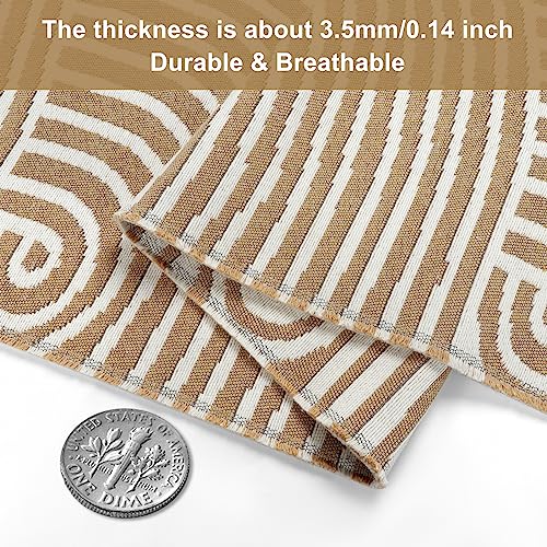 Tiffasea Indoor Door Mats, Front Door Mat 2'x3' Machine Washable Small Area Rug, Cotton Woven Indoor Outdoor Rugs Reversible Floor Mats for Bedroom/Bathroom/Kitchen/Entry