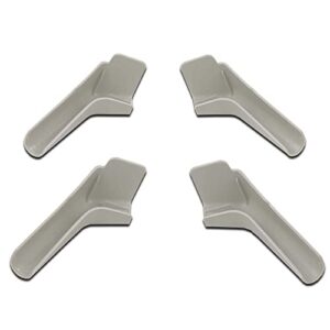 g-plus rv rain gutter spout long version left and right grey gutter spout 3 1/2" long 4pcs