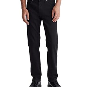 Calvin Klein Men's Straight High Stretch Jeans, Ck Classic Black, 38W x 32L