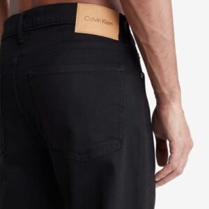 Calvin Klein Men's Straight High Stretch Jeans, Ck Classic Black, 38W x 32L