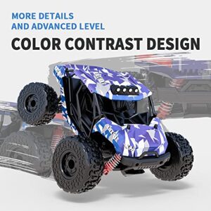 PHOUPHO Remote Control Car 1:16 Scale 45Km/h 4WD RC Car, Drift Off-Road High Speed Remote Control Monster Trcuk with Two Rechargeable Batteries, Hobbyist Grade for Adults, Toy Gift for Boys Girls