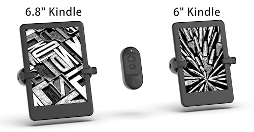 Remote Contorl Page Turner for Kindle Paperwhite iPad Surface iPhone Android Tablets Reading Novels - Easily Flip Pages Back and Forth