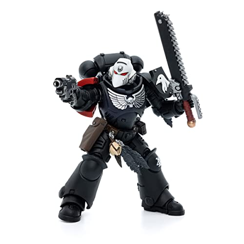 LEBOO JOYTOY Warhammer 40K 1/18 Action Figure Raven Guard Intercessors Sergeant Rychas Joy Toy Figure