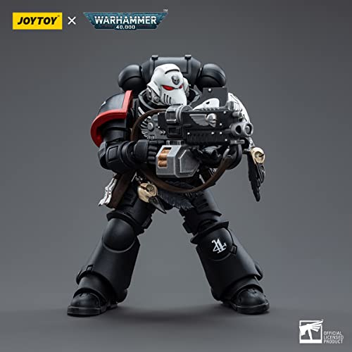 LEBOO JOYTOY Warhammer 40K 1/18 Action Figure Raven Guard Intercessors Sergeant Rychas Joy Toy Figure