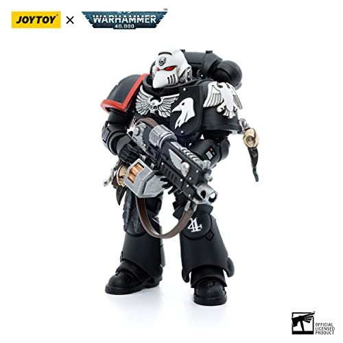 LEBOO JOYTOY Warhammer 40K 1/18 Action Figure Raven Guard Intercessors Sergeant Rychas Joy Toy Figure