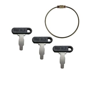 880-013 35111-880-013 lgnition keys replacement for honda gx160 gx200 gx240 gx270 gx340 gx390 generator and power equipment (pack of 3)