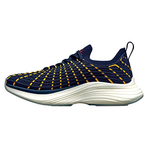 Athletic Propulsion Labs Men's Techloom Zipline Shoe, Navy/Racing Yellow/Red (us_Footwear_Size_System, Adult, Men, Numeric, Medium, Numeric_10)