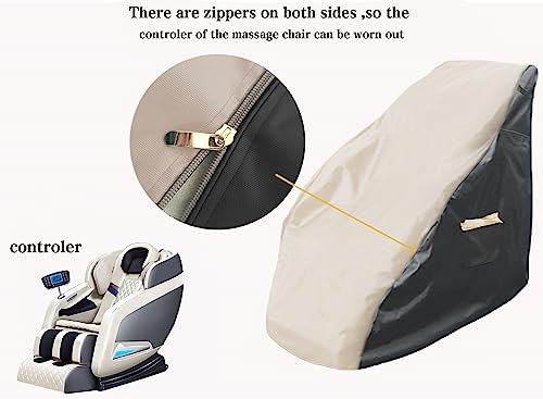 Massage chair cover, 600D full body shiatsu massage chair protector, 59 X 39 X 55 inchesArmchair Slipcovers,, ,with drawstring waterproof and dustproof Recliner Wing Chair Slipcovers,Sofa Cover